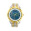 Luis Cardini Ninw-9c Modern Chronograph Dial Analog Two Tone Stainless ...