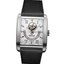 Marvin Malton 160 Rectangular Flying Hour Swiss Made Black Dial Black ...