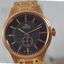 Marvin Rose Tone Brown Textured Dial Swiss Made Quartz Stainless Steel ...