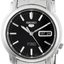 Seiko SNKK71 "Seiko 5" Stainless Steel and Black Dial Automatic ...