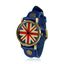 ZLYC ZLCY Vintage Union Jack Flags Quartz Dial Leather Wrist Blue - Watches